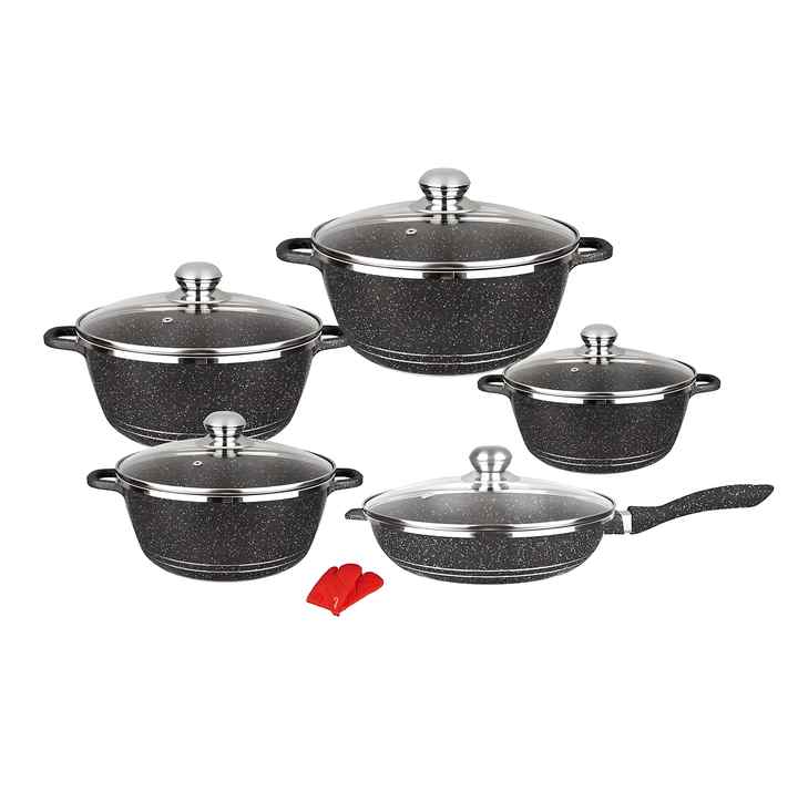 12-Piece Modern High Quality Die-Cast Kitchen Set Non-Stick Aluminum ...