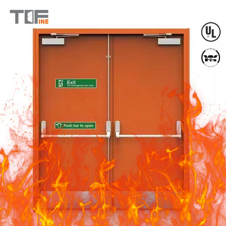 Certified Fire Rated Glass Door with Clear Vision Panel and 60/90 ...