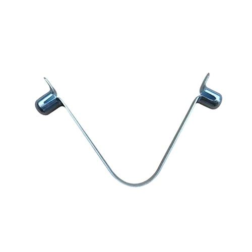 Stainless Steel V Shape Flat Solid Snap Double Button Spring Clip for ...