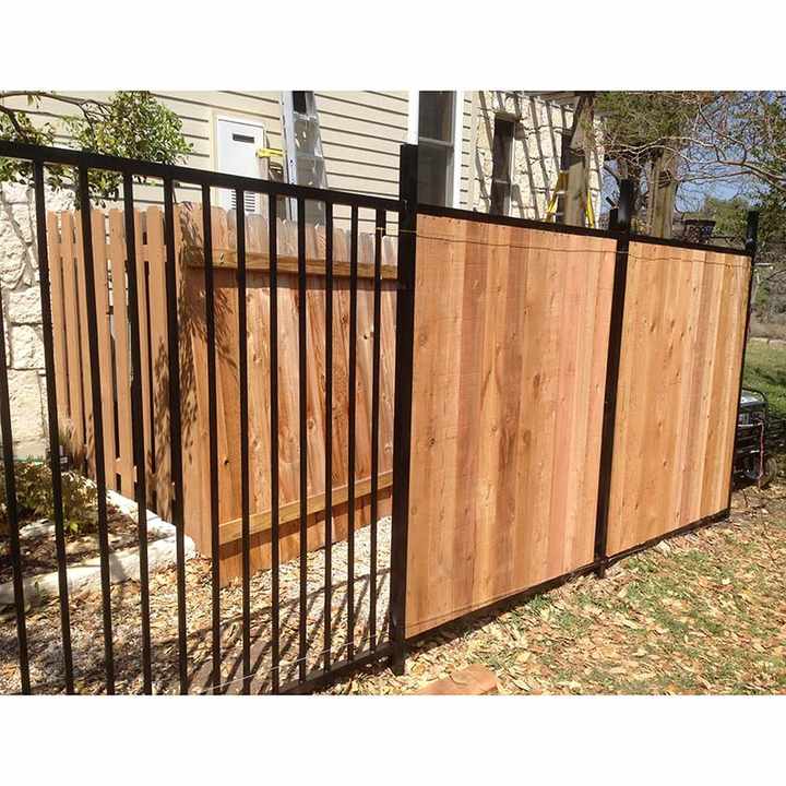 YC Storm Resistant Steel Fence Panel - Reinforced Galvanized ...