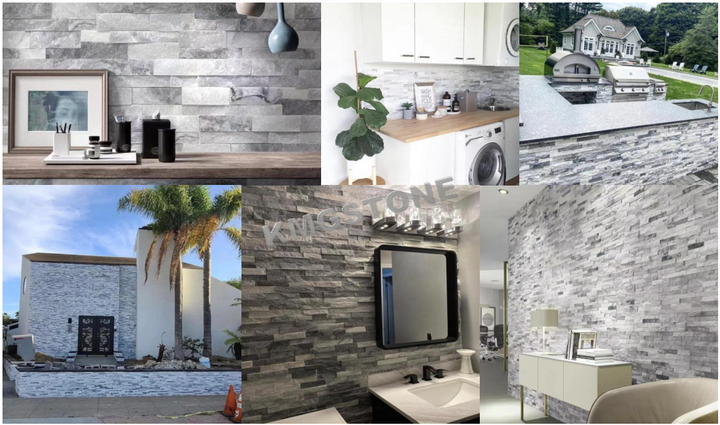 Wholesale Grey Slate Culture Stone for Exterior Cladding