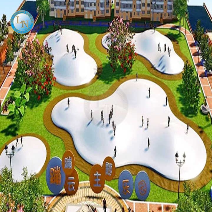 Panda Jumping Cloud Inflatable Bounce Cloud Outdoor Bouncing for ...