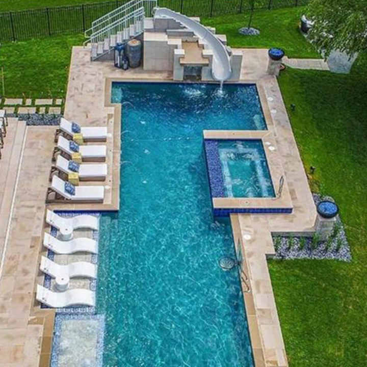 Outdoor Inground 15 Meter Swimming Pool Spa jacuzzi Diving Ground ...