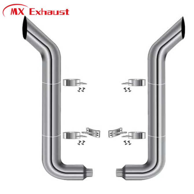 Bulk 5 Inch Mirror Chrome Exhaust Stack Pipes for Semi Truck ...
