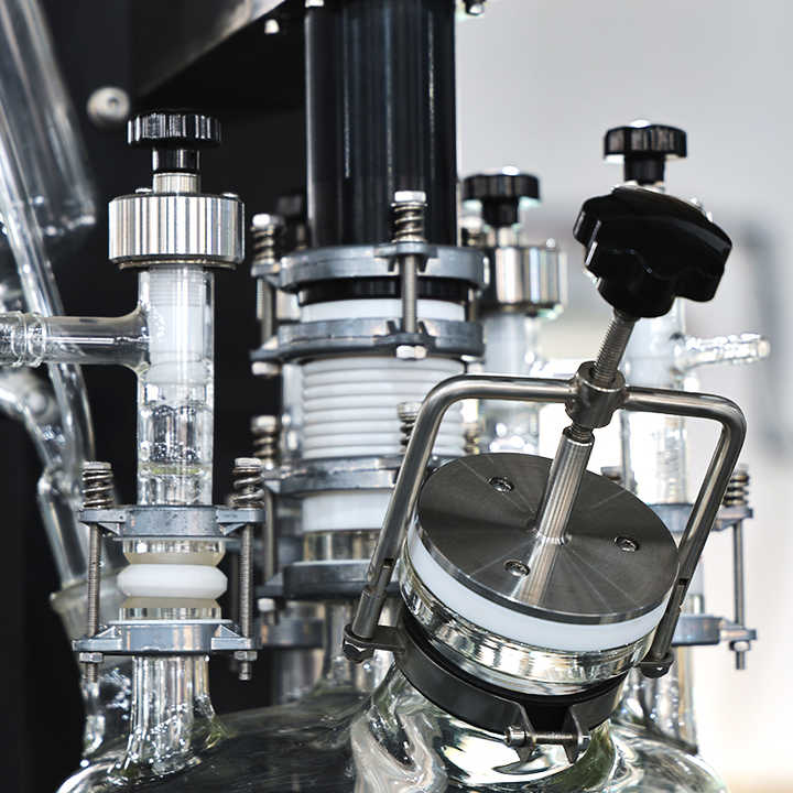 Agitated Nutsche Filter Jacketed Glass Vessel Chemical Reactor with ...
