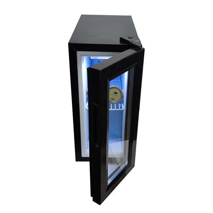 Mini Refrigerator Caviar Fridge with Glass Door - 16L