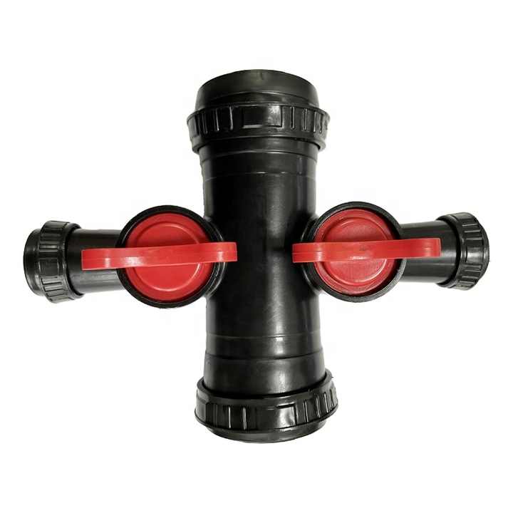 25mm 28mm 32mm Hard Pipe Bypass Valve Layflat Rain Hose HDPE Pipe ...