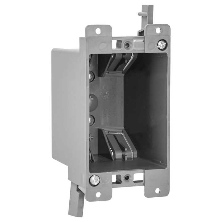 Old Work Electrical Outlet Box 1 Gang,14cu Inch Plastic Electrical Box ...