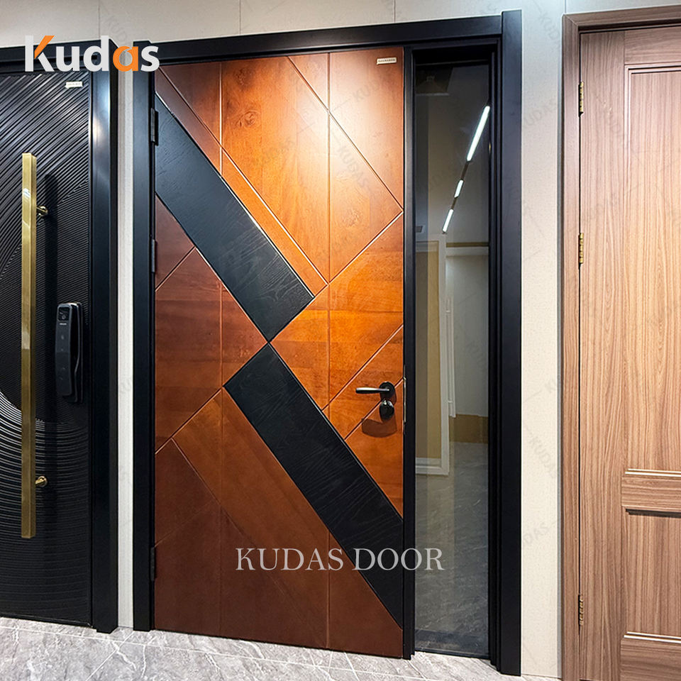 Customizable Design Exterior Security Wooden Door Front Entry Doors ...