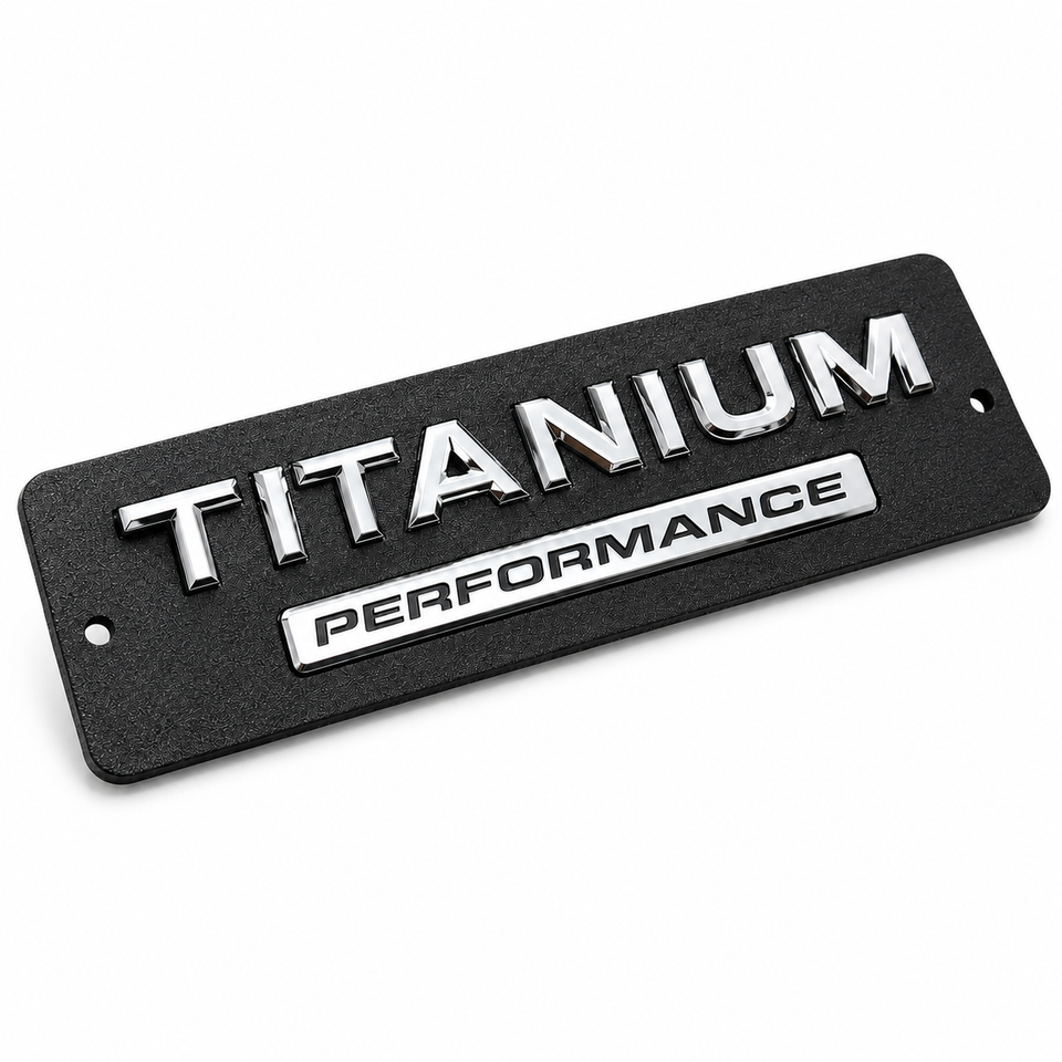 Custom 3D Chrome ABS Plastic Car Emblem Personalized Auto Badge Sticker ...