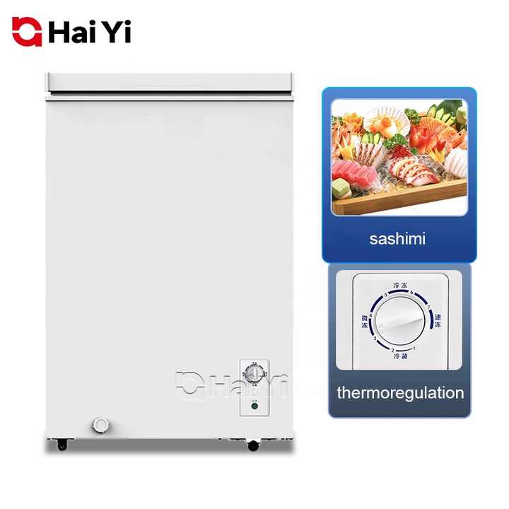 Double Door Horizontal Freezer 220V Cool Climate Type Kitchen Equipment ...