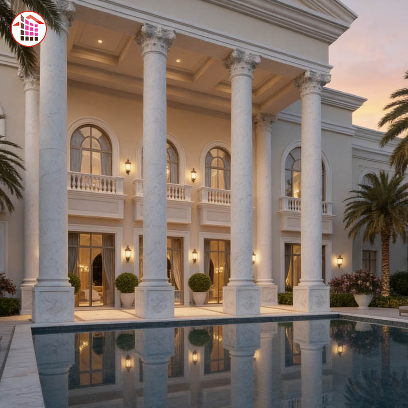 Quality Craftsmanship and Durable column stone house exterior for All ...