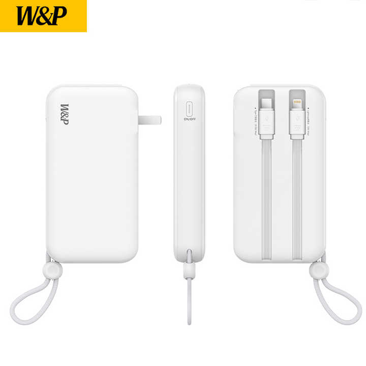 W&P Power Bank - 10000mah Portable Charger with Fast Charging
