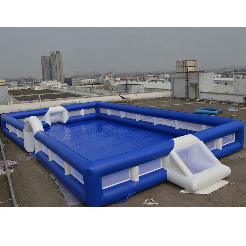 Inflatable Soap Football Pitches - Ultimate Water Games
