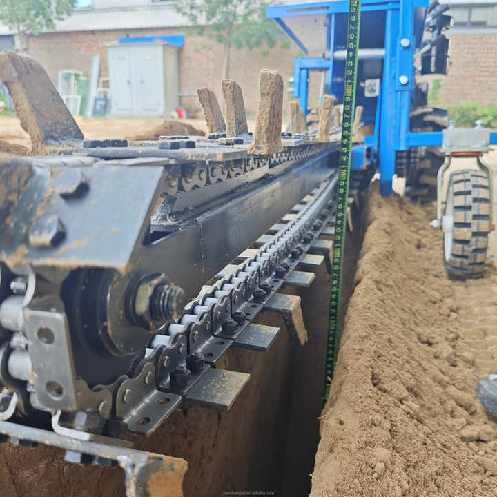 Self Propelled Mini Cable Trencher Machine High Productivity Hand Held ...