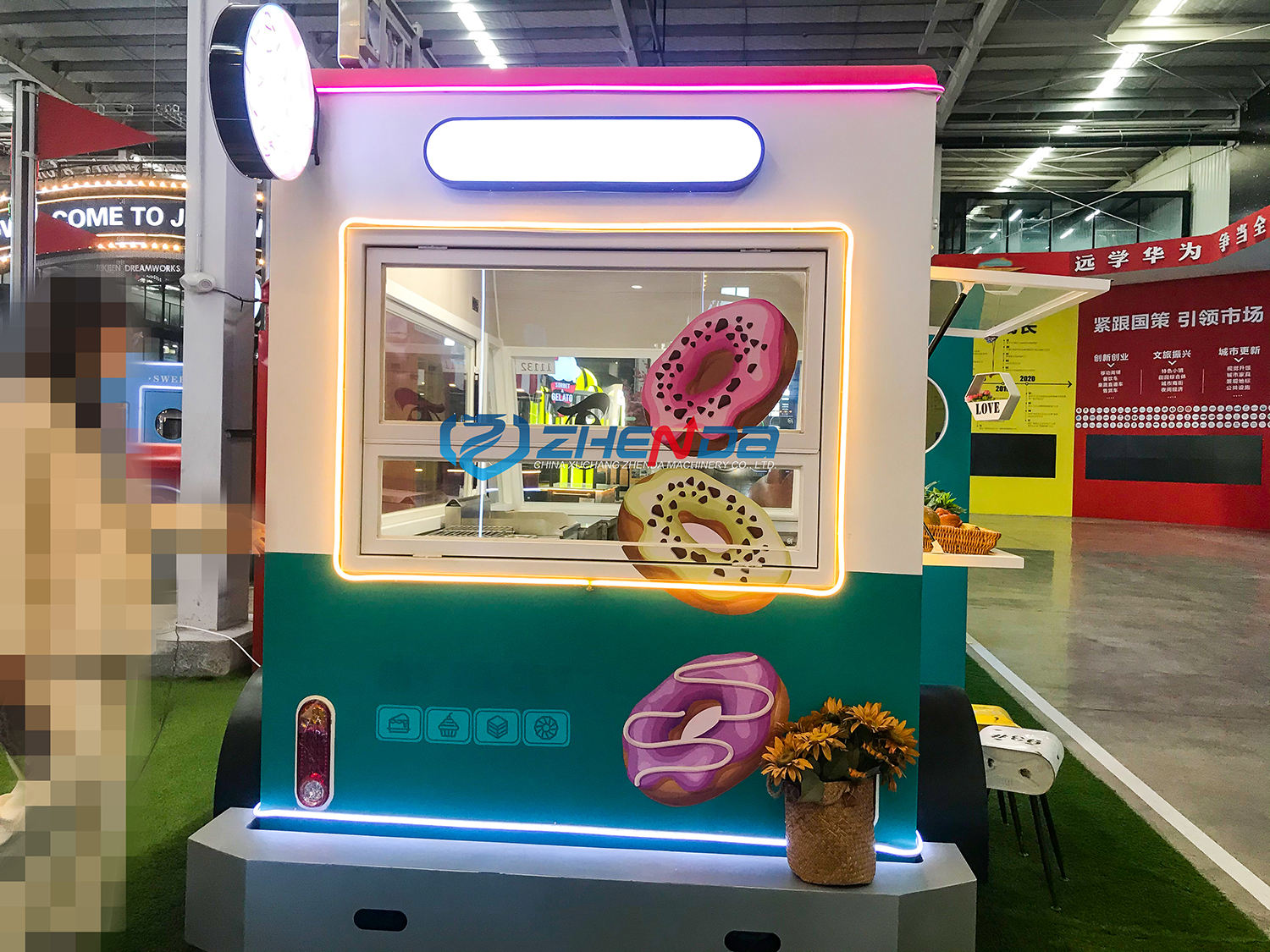 Mini Food Car Truck Shop with mobile kitchen food trailer vending ...