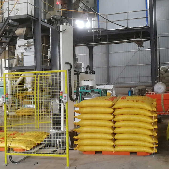 25kg 50kg Bag Palletizing Machine - Rotary Columns Automatic