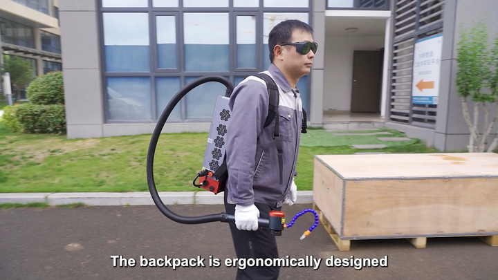 Backpack Laser Cleaning Machine - Efficient Metal Rust Removal
