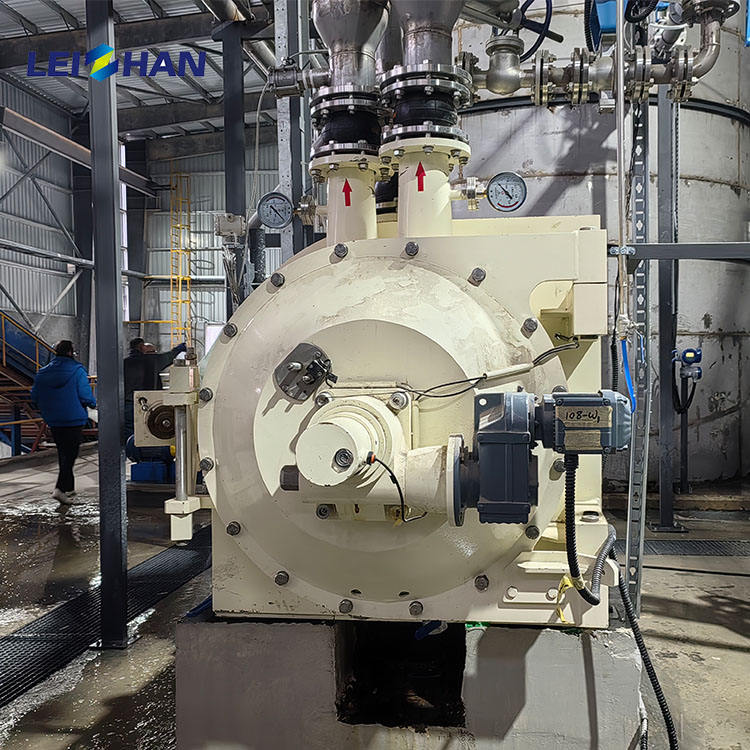 Factory Waste Cardboard Recycling Machine Refiner Equipment Paper Pulp ...