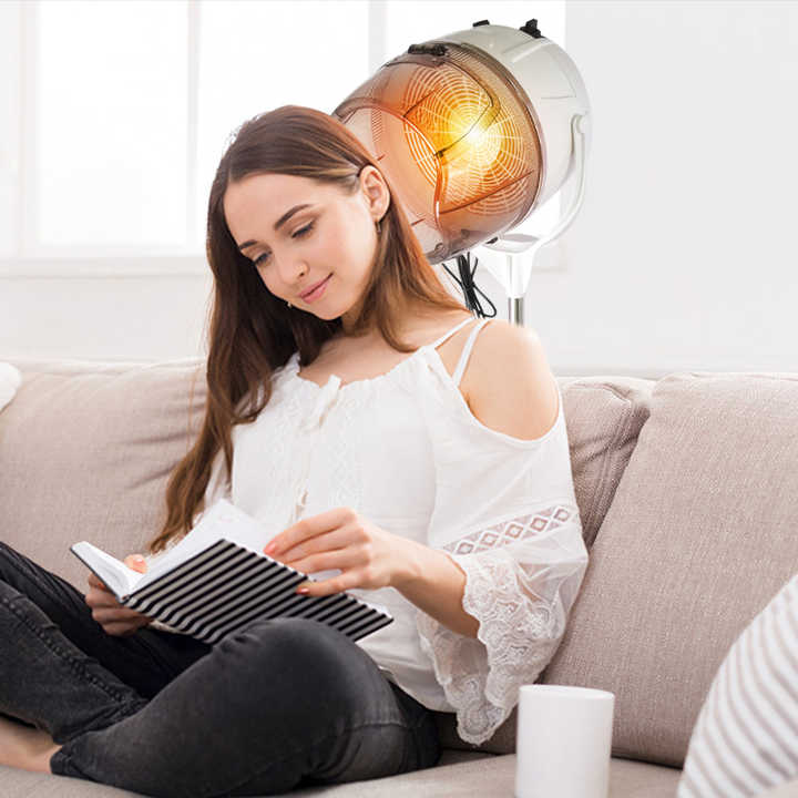 Professional Salon Equipment Standing Hair Dryer with Adjustable Floor ...