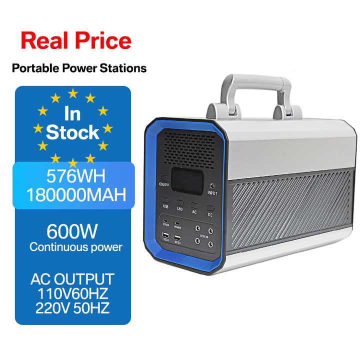 150W Portable Power Station Lithium-ion Batteries Solar Generator 150 ...