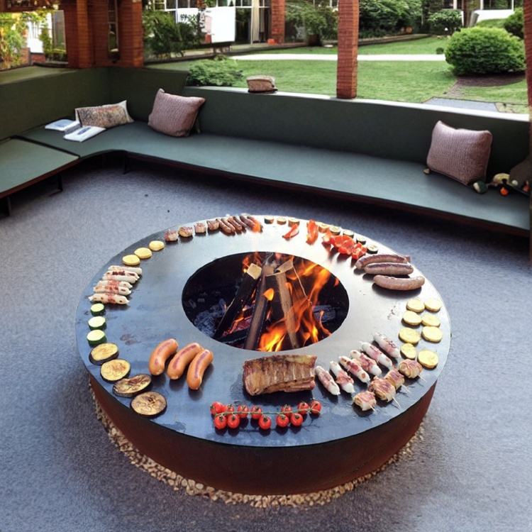 Corten Steel BBQ Grills - Durable and Stylish Outdoor Cooking