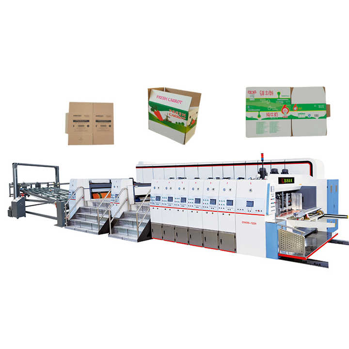 High-performance 4 Color Automatic Corrugated Cardboard Carton Box ...