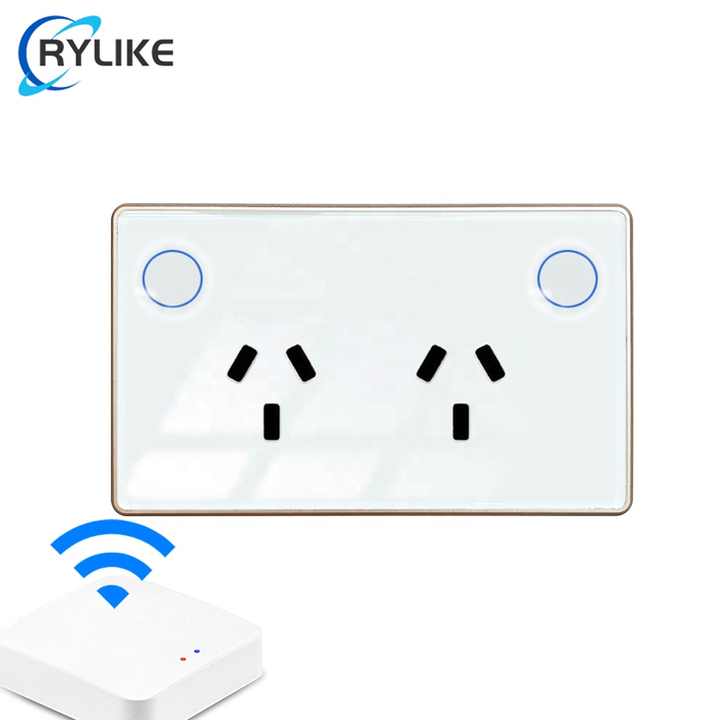 Australia RYLIKE Zigbee Wireless Wall Socket AU Certified Tuya Smart ...