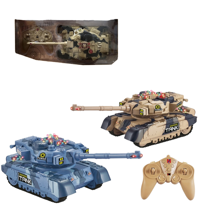 2.4GHz 10-Channel Multi-Function Military Remote Control Tank Toy Tank ...