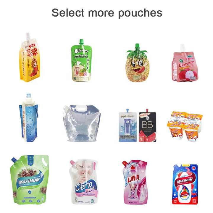 Custom Shaped 1L 2L Refill Stand up Liquid Soap Pouches