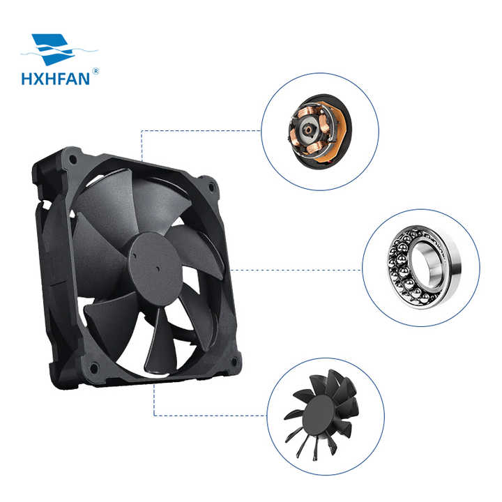 172x150x51mm 220v EC Axial Flow Fan Ball Bearing Plastic Blades OEM ODM ...