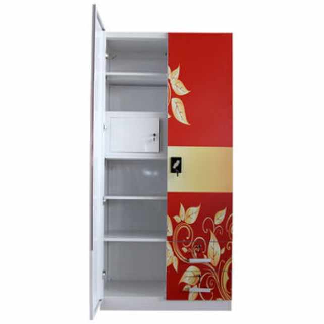 Laser Blume gedruckt Stahl Almirah Design Transfer druck Godrej Stahl Almirah Alacena Plakat Schrank