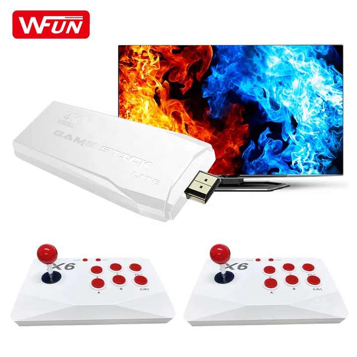 X6 Arcade Game Console - 4K HD TV Game Stick with 20000+ Games