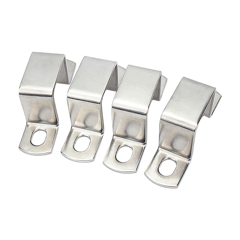 304 Stainless Steel Square Tube Clamp Saddle Clamp with L Bracket ...