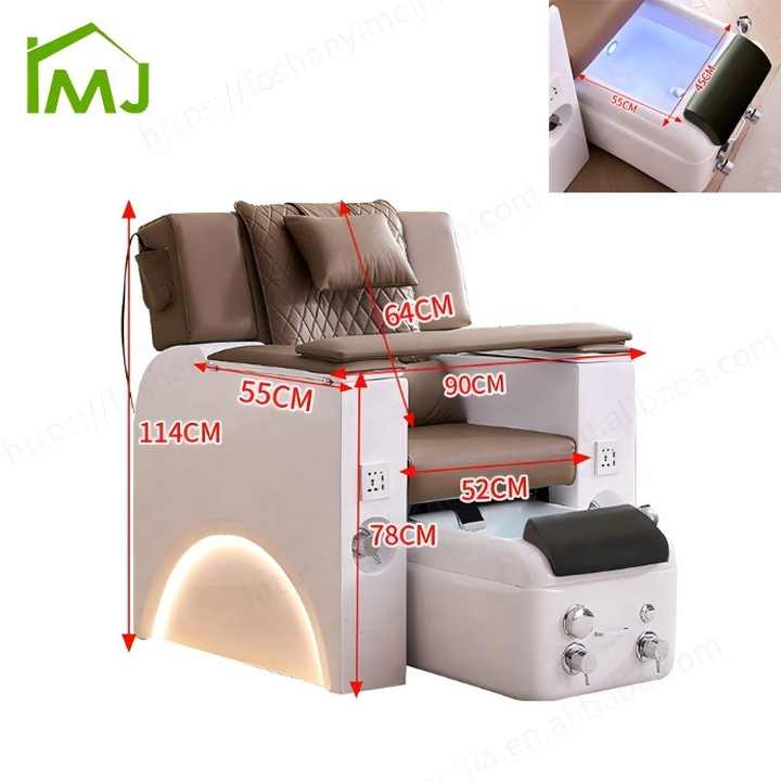 Custom Luxury Nail Salon Foot Care Manicure Chair