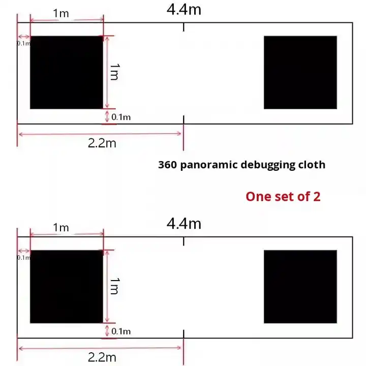 360 High-Definition Non-Woven Universal Panoramic Debugging Cloth for ...