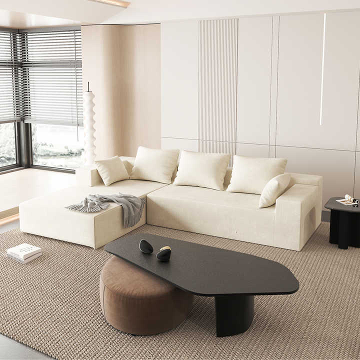 Multi Function L Shape Customized Sofa Set For Living Room