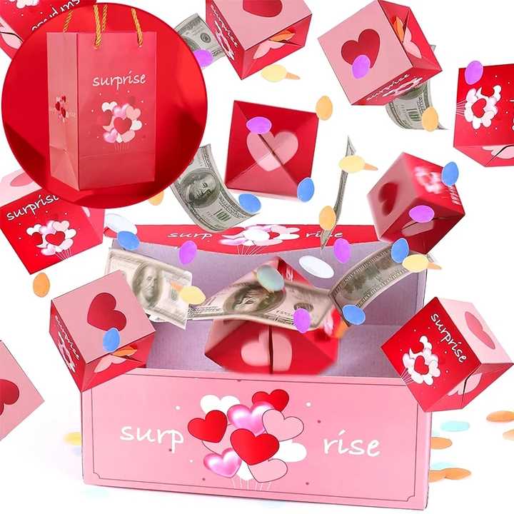 Creative DIY Fold Bounce Box - Valentine's Day Surprise