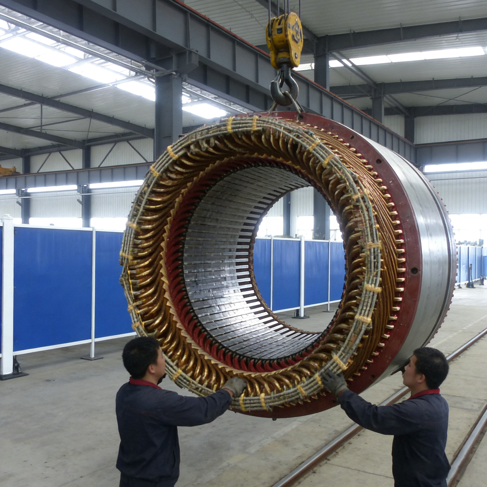 6kV High Voltage Asynchronous Motor 1400kW Low Vibration 50Hz IE4 ...