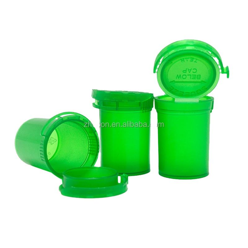 6D 13D 16D 19D 30D 60D 90D Pop Top Plastic Bottles Vial Medical Her ...