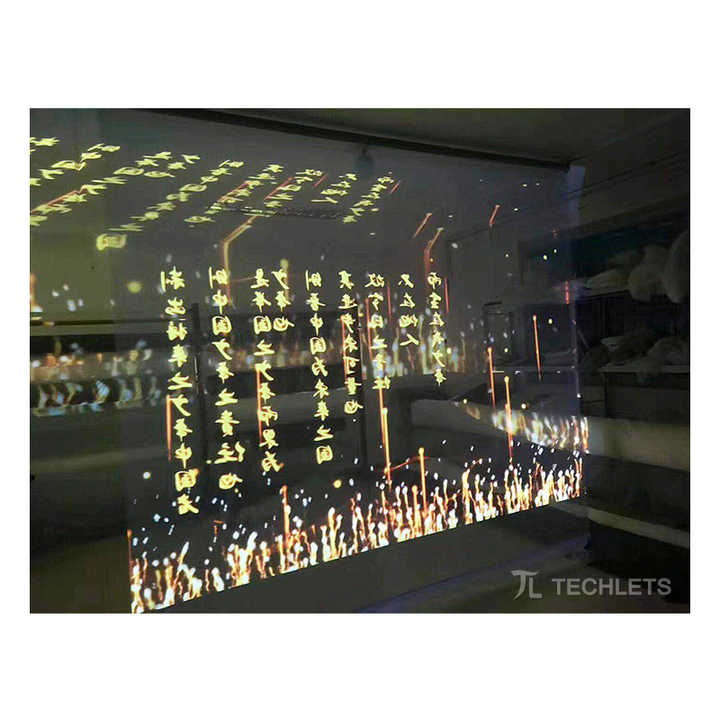Transparent Holographic Screen - 3D Holographic Projection