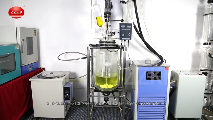 10L Laboratory Double-Layer Glass Batch Reactor - Safe & Efficient