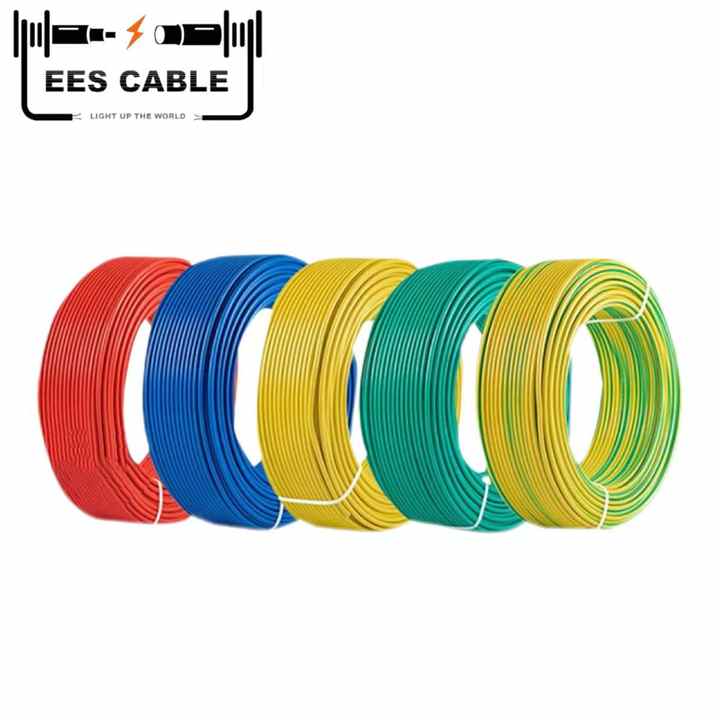 450/750V H07V-R Single Core 95mm2 Yellow and Green PVC Insulation Flexible Grounding Earth Cable ...