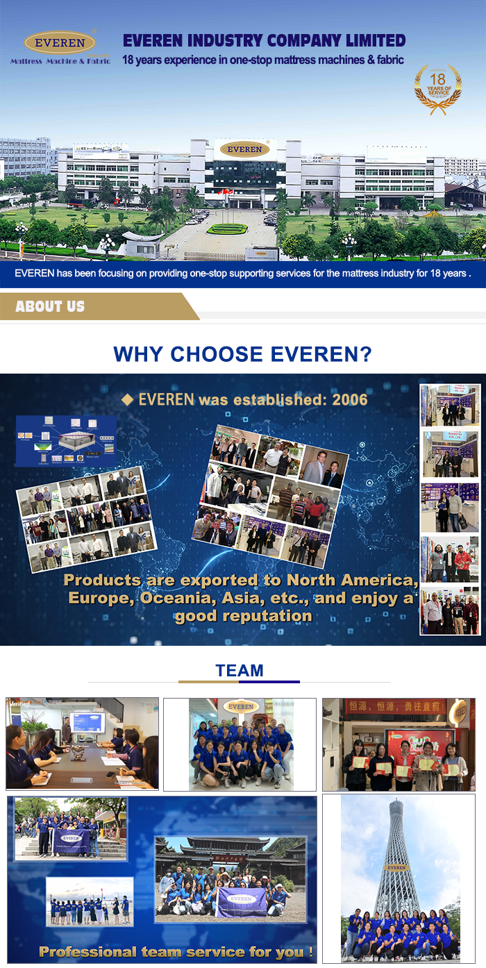 EVEREN Spring Mattress Semi-Automatic Hemming Machine Products from ...