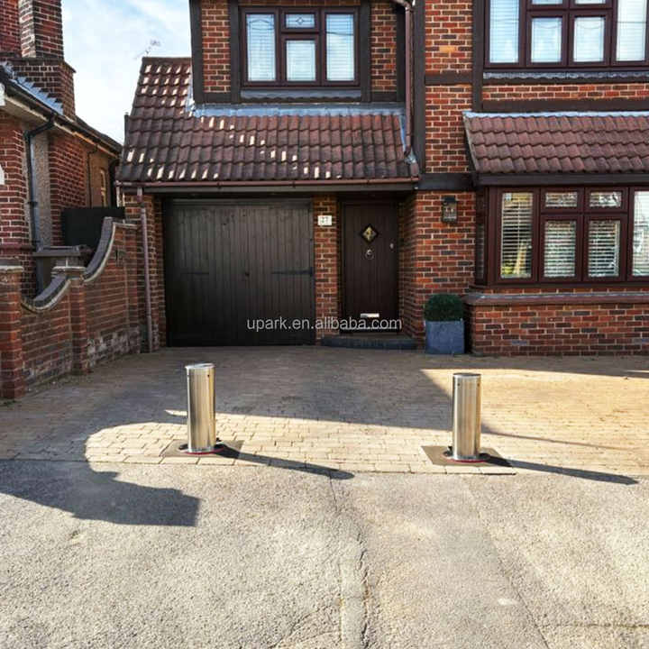 UPARK Electrical Powered Stainless Steel Bollard High End 219mm Remote ...