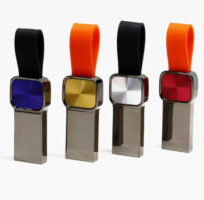 USB 2.0 Flash Drive Enclosure New CD Texture Metal Case with Laser ...