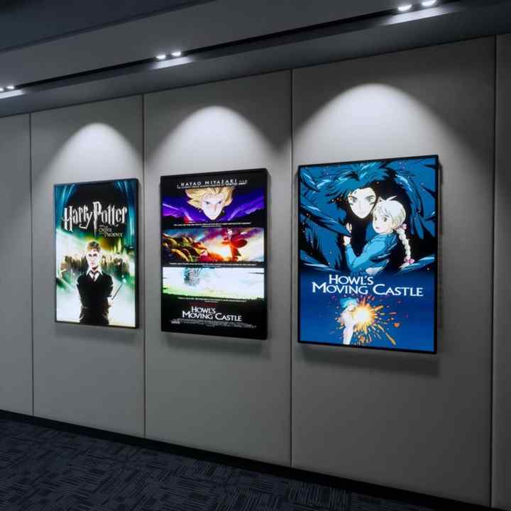 Illuminated Signage Custom Graphics Poster Advertising Slim Ultra Thin ...