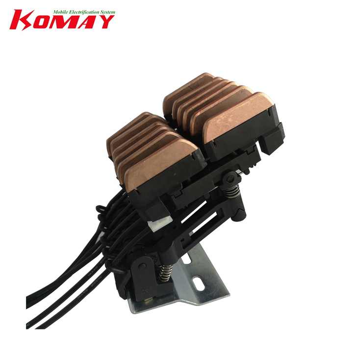KOMAY U12 M16 Compact Double Current Collector for Insulated Busbar