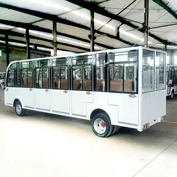 23-Seater Fully Enclosed Electric Sightseeing Bus 1100CC Displacement ...