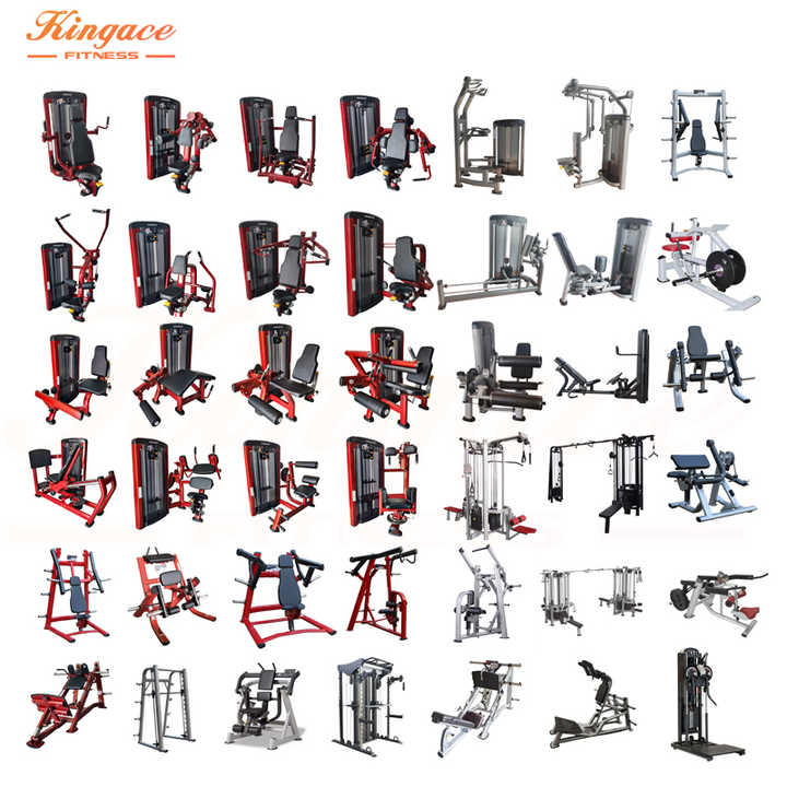 Adult Fitness Club Full Set Commercial Use Steel Gym Equipment Package ...